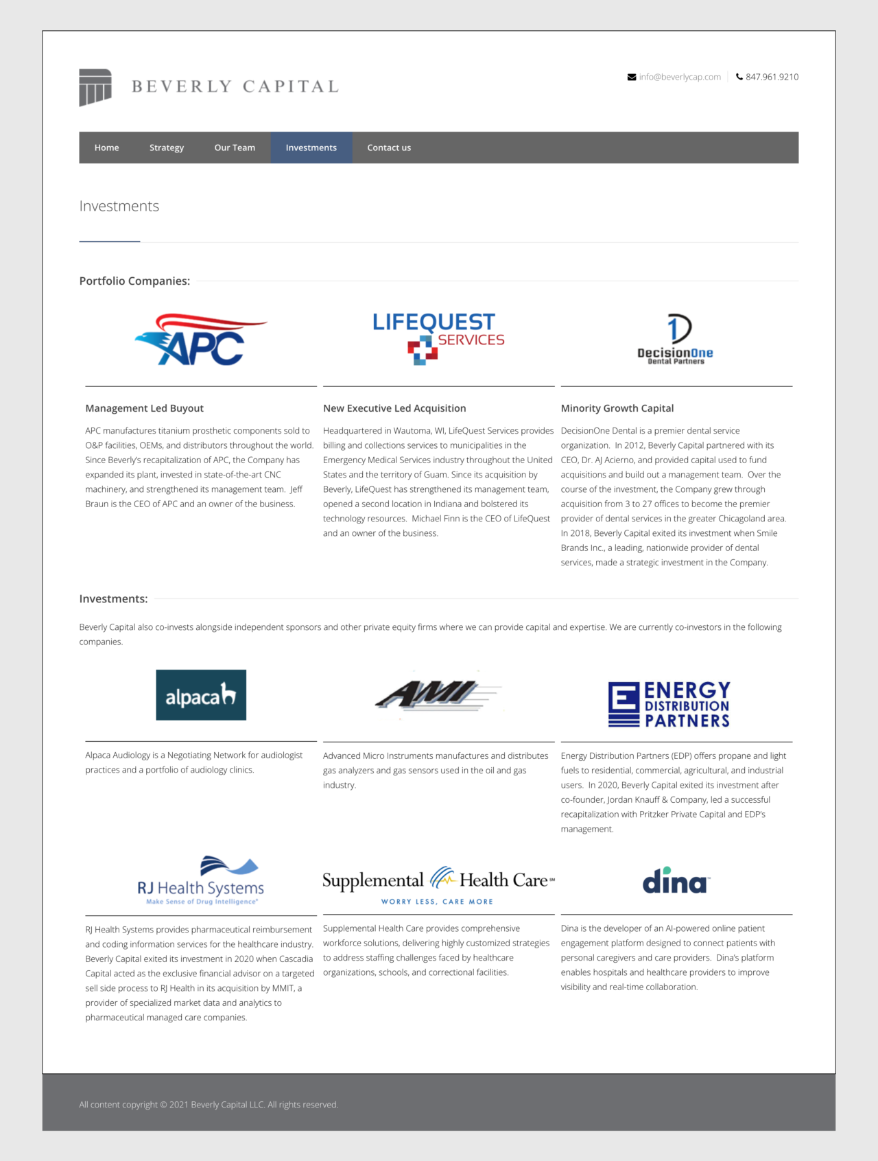 Beverly Capital | Website Redesign - Hooked On Code